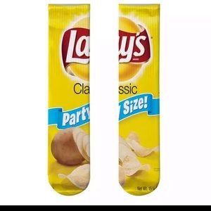 Underwear & Socks | Lays Potato Chip Yellow Bag Socks | Poshmark